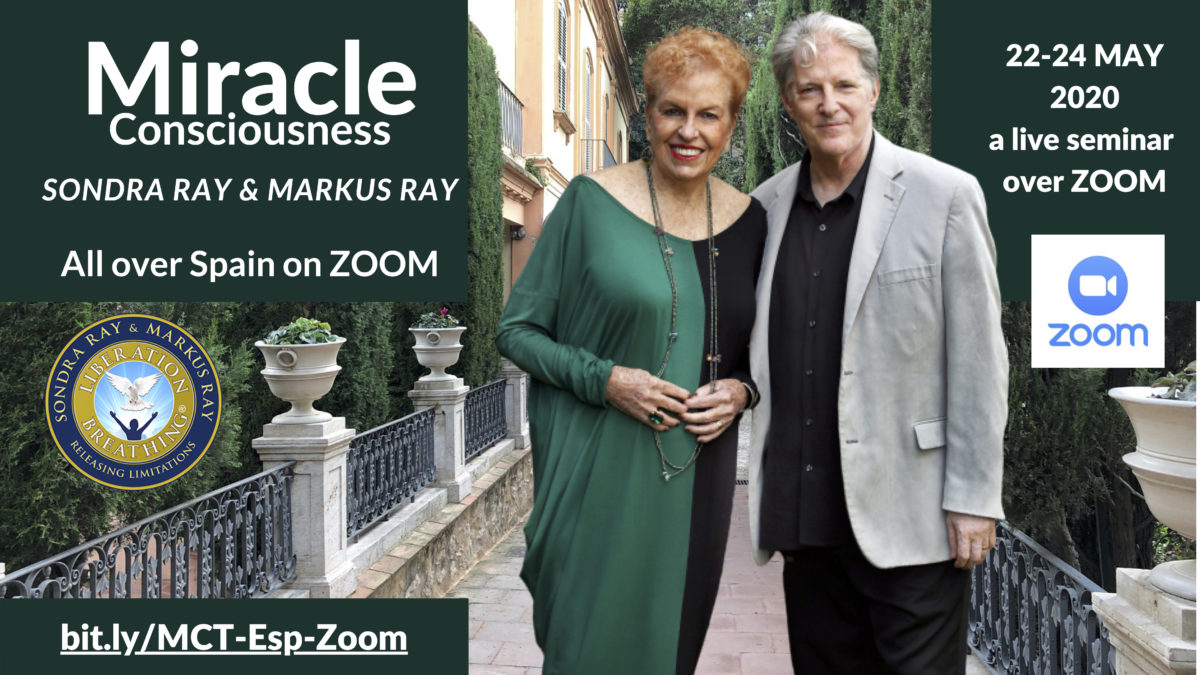 MIRACLE CONSCIOUSNESS TRAINING with SONDRA RAY all over SPAIN - Sondra ...