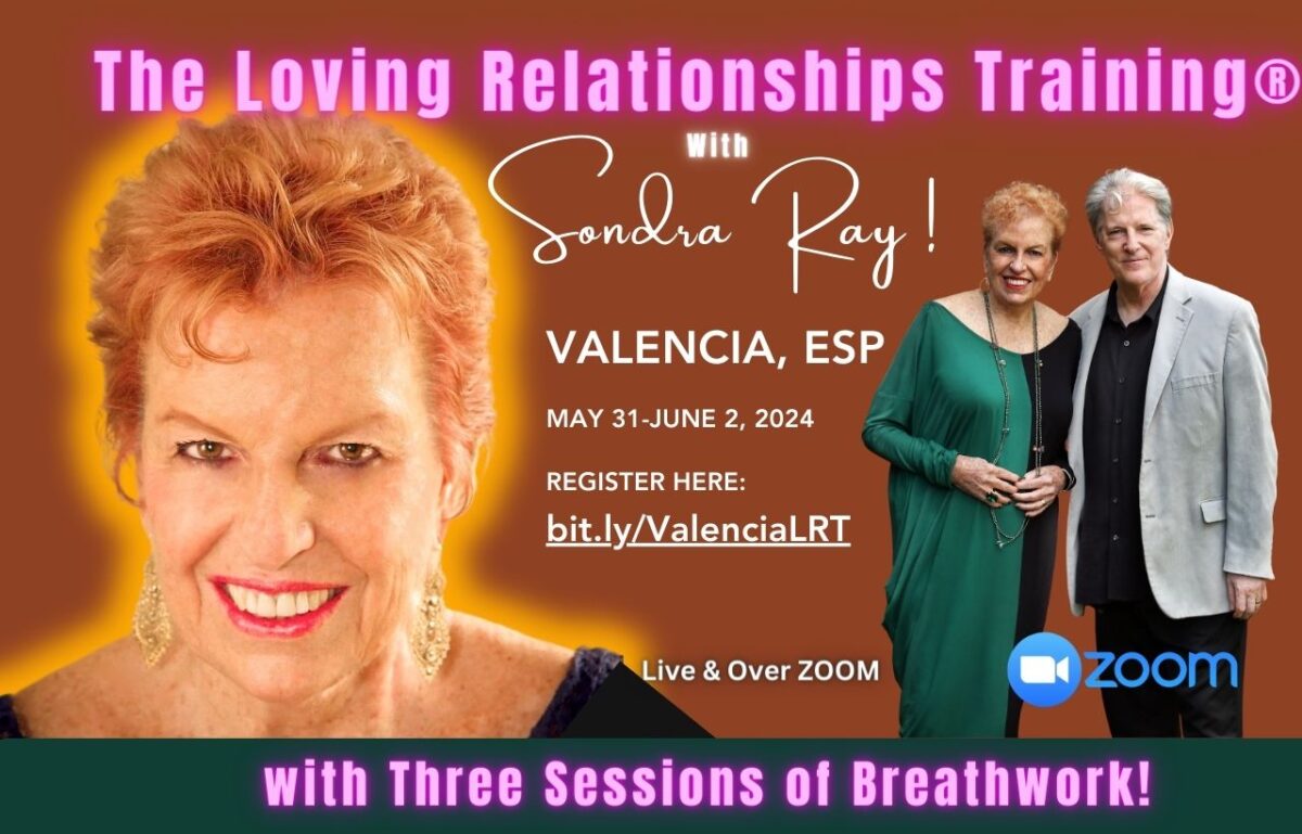 The LOVING RELATIONSHIPS TRAINING® - VALENCIA, SPAIN - Sondra Ray ...