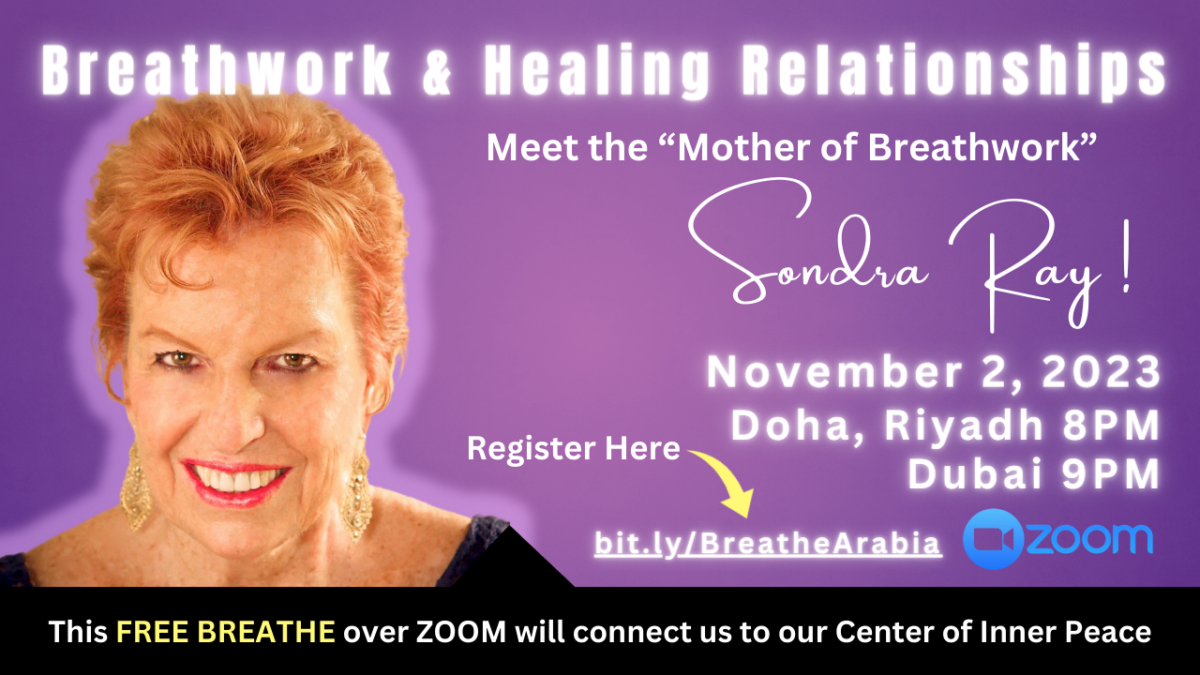 BREATHWORK & HEALING RELATIONSHIPS with SONDRA RAY - Sondra Ray Loving ...